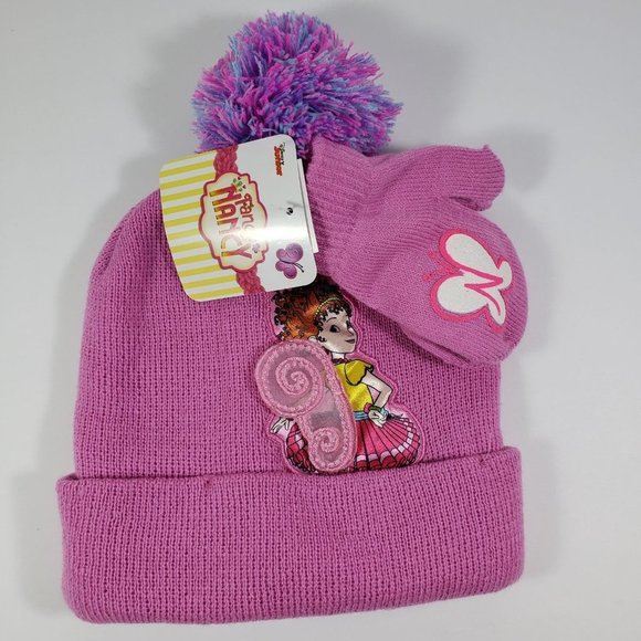 Disney | Accessories | Disney Junior Fancy Nancy Hat Gloves | Poshmark